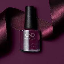 CND VINYLUX | Deep Plum Purple Nail Polish | Feel the Flutter #415 ...