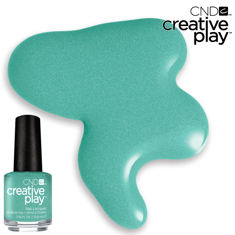 CND CREATIVE PLAY|Mint Green Nail Polish |My Mo Mint - Shimmer Finish ...